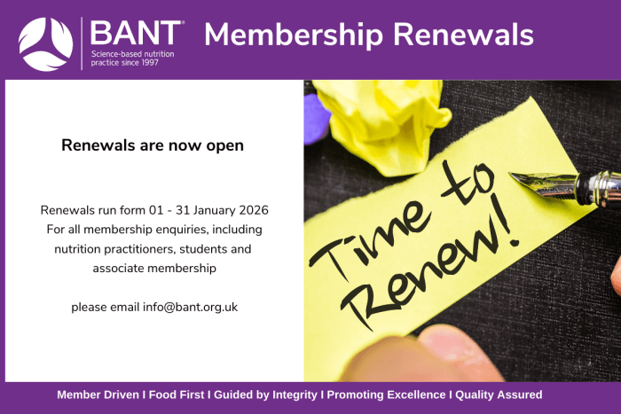 BANT Membership Renewals – BANT
